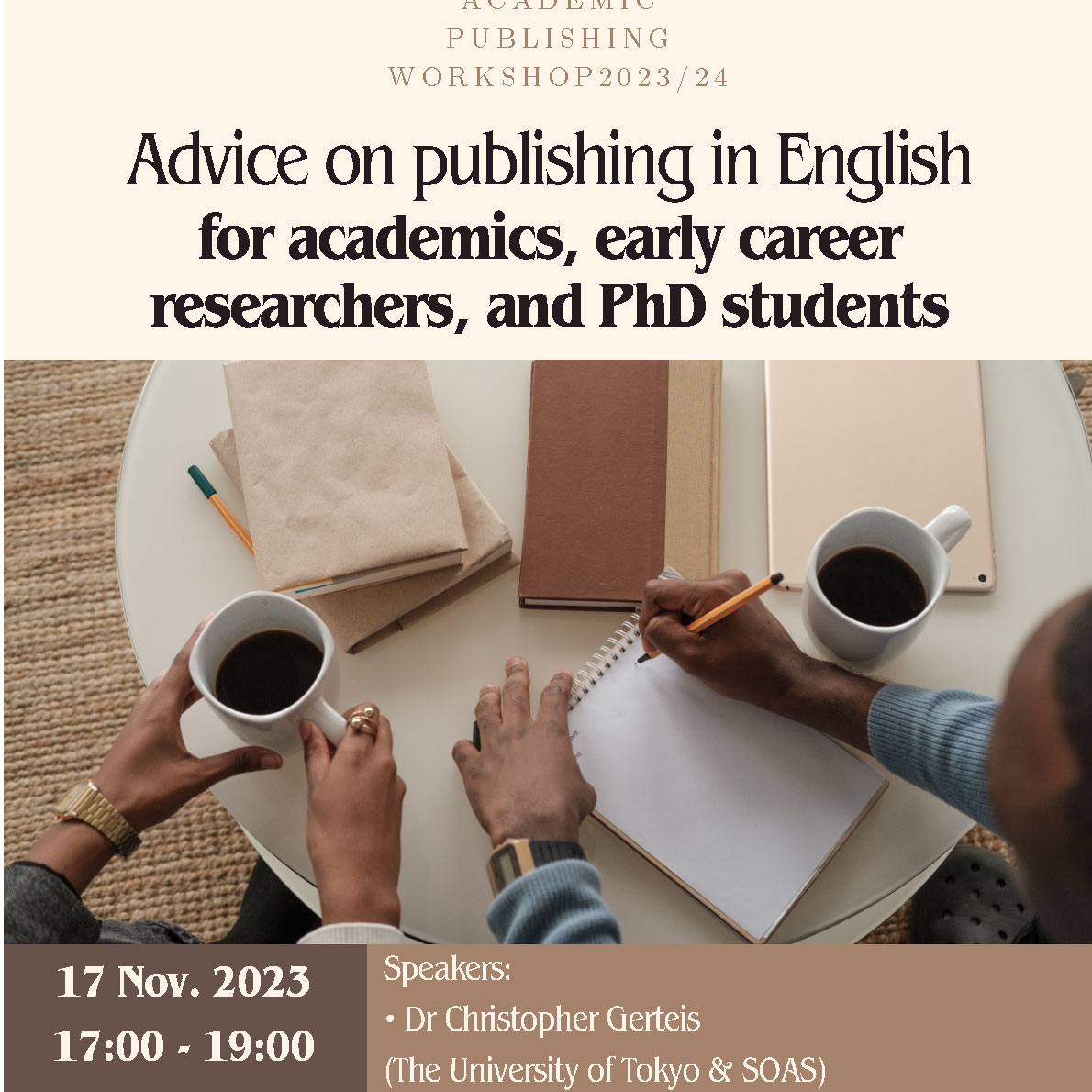 ACADEMIC PUBLISHING WORKSHOP Advice on publishing in English for ...